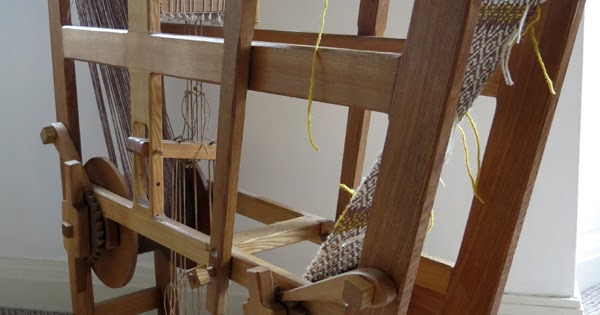Durham Weaver: A unique four shaft and four treadle band loom