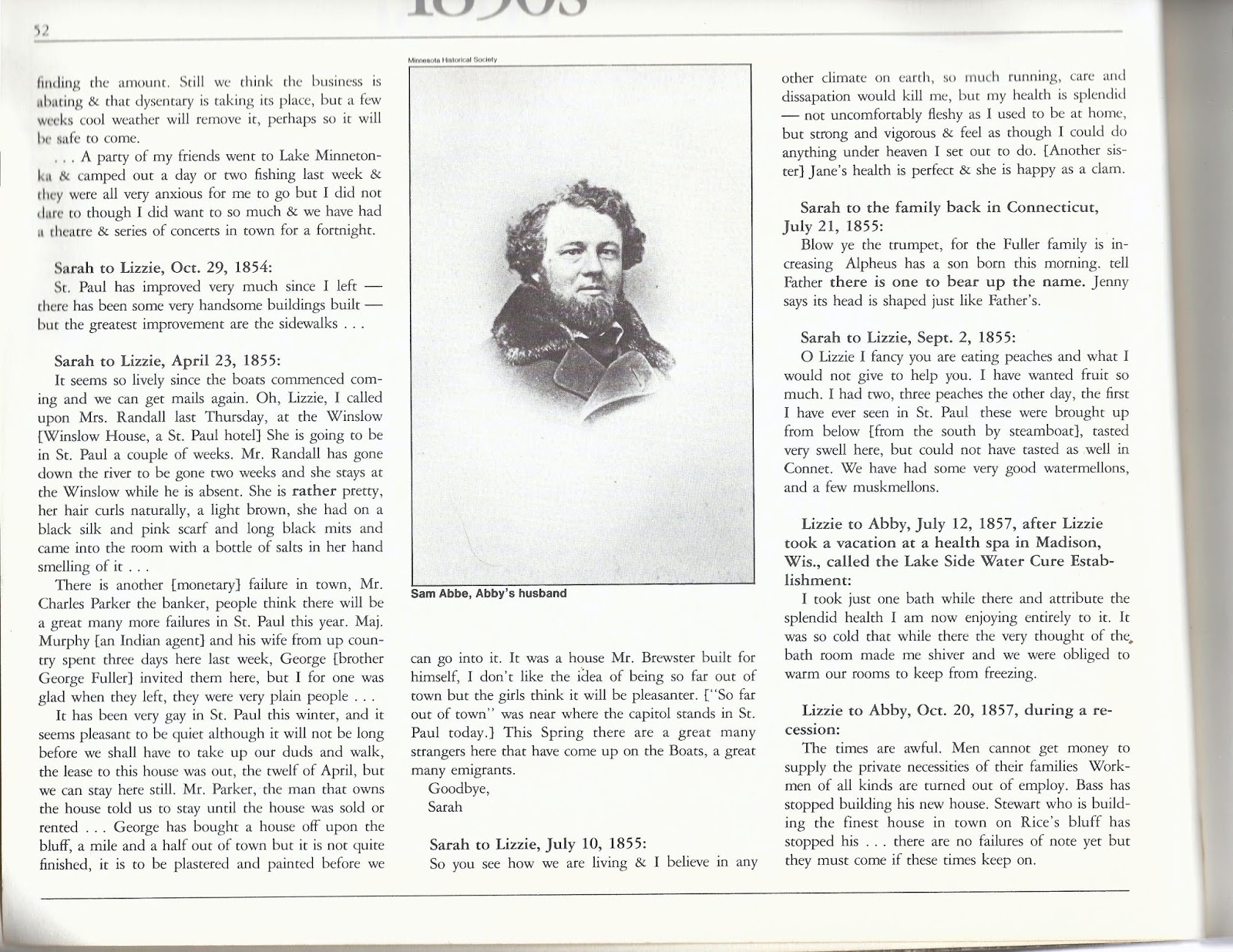 Mapping Minnesotan: Minnesota History 1850s