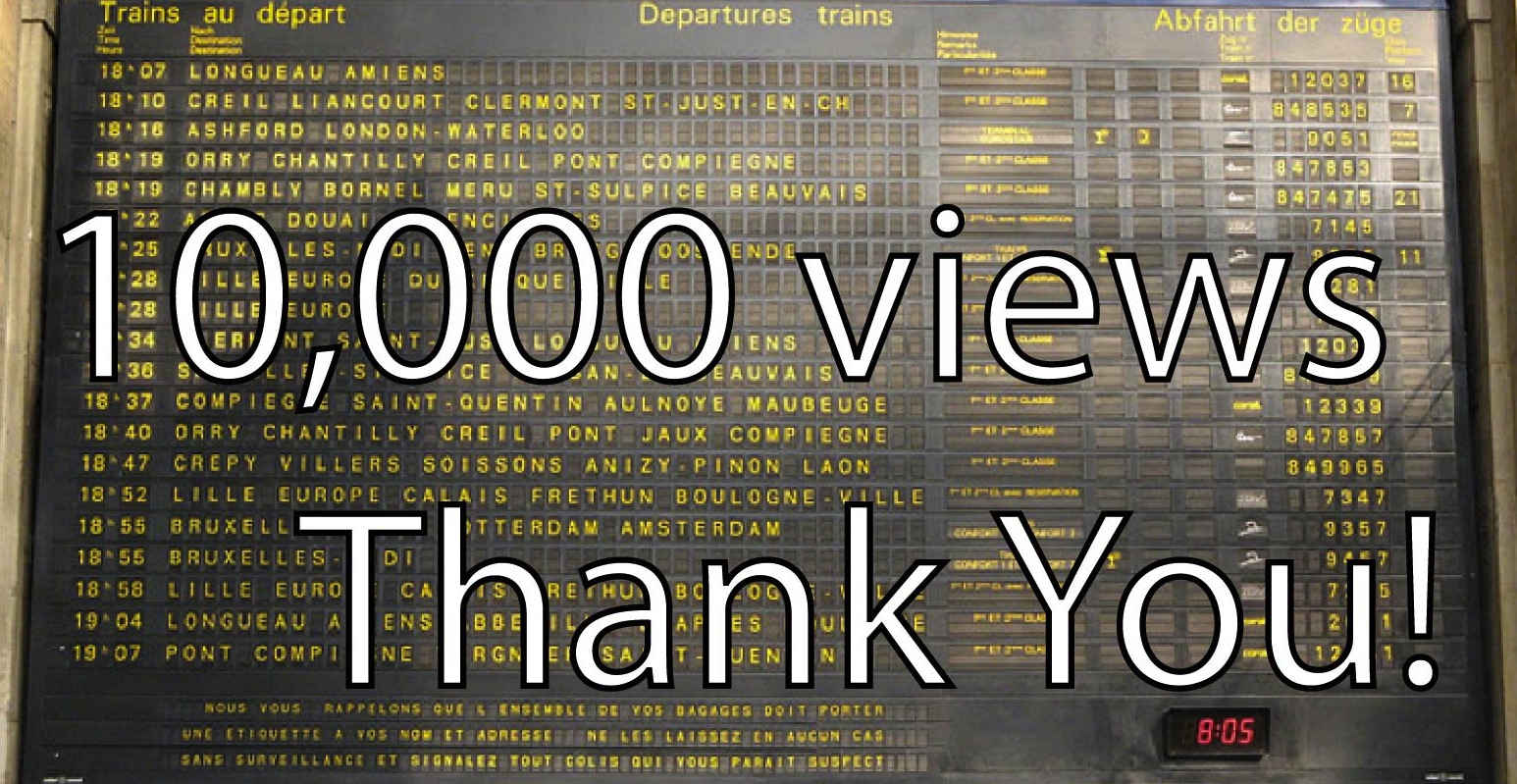 Urban Life Signs reaches 10,000 pageviews