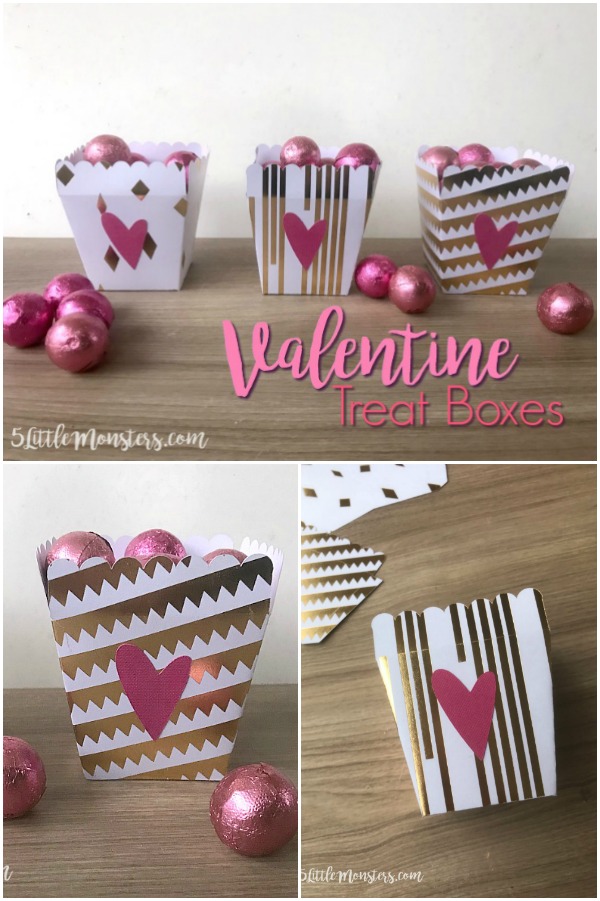 5 Little Monsters: Valentine Treat Boxes