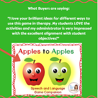 My Speech Tools: 3 New Vocabulary Games using Apples to Apples