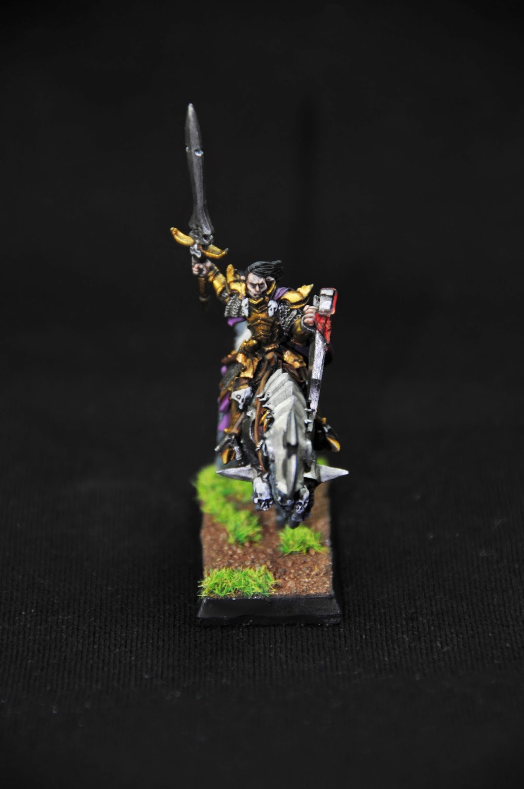 Death Knight Painting: Dread Lord on Cold One