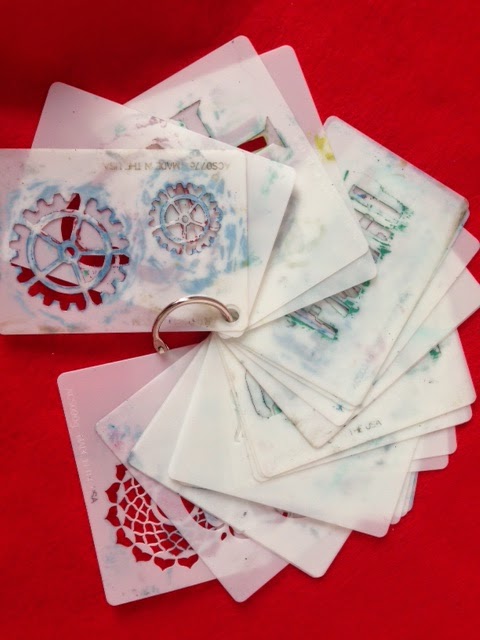 Crazy Art Girl's Musings: Artistcellar Pocket Stencils Blog Hop - Stop ...