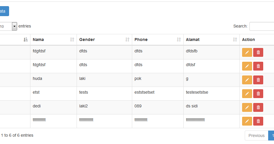 Tutorial Mempercantik Table dengan Bootstrap dan Datatables - Dedy Manado
