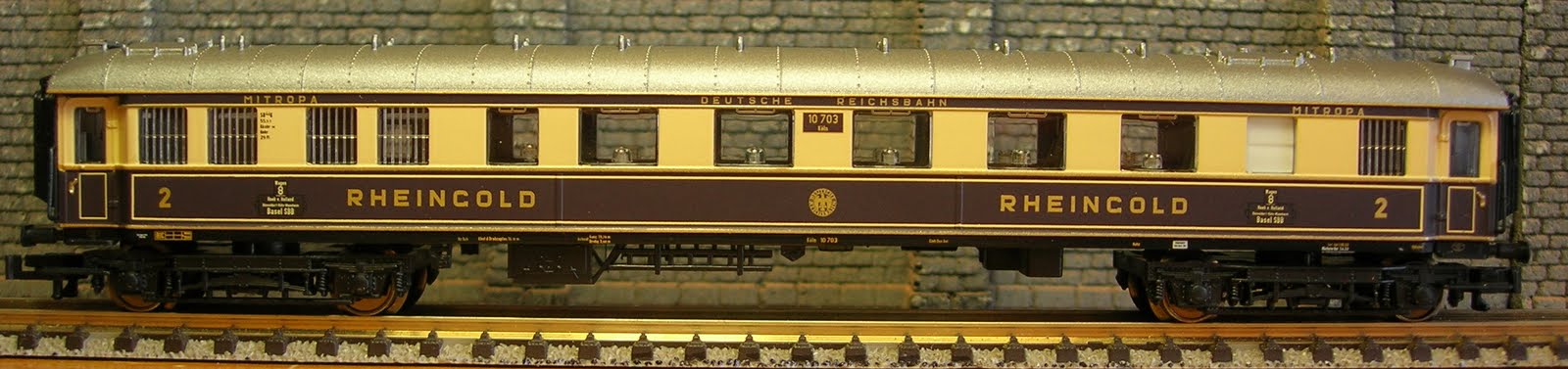 Els meus trens: Cotxe SB4ük-28 Rheingold 1928 DRG Minitrix