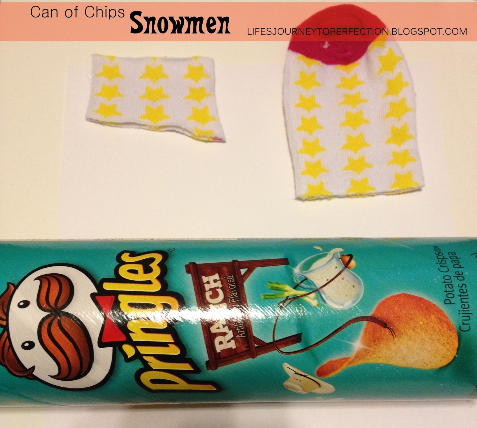 Life's Journey To Perfection: Can of Chips Snowmen Craft Gift Idea