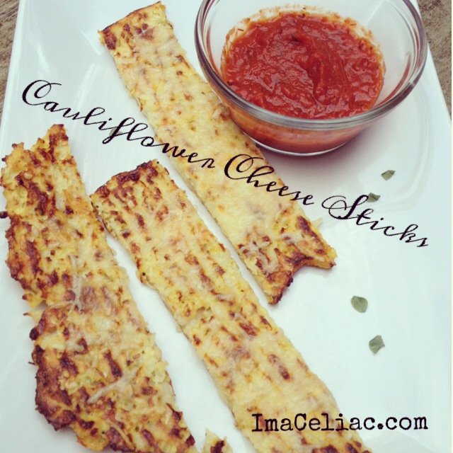 Cauliflower Cheese Sticks - I'm A Celiac