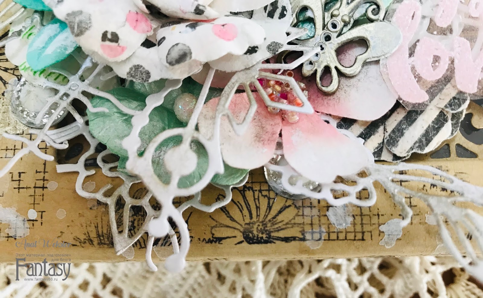 FANTASY: Beautiful Craft Box with Anat. Step by step tutorial