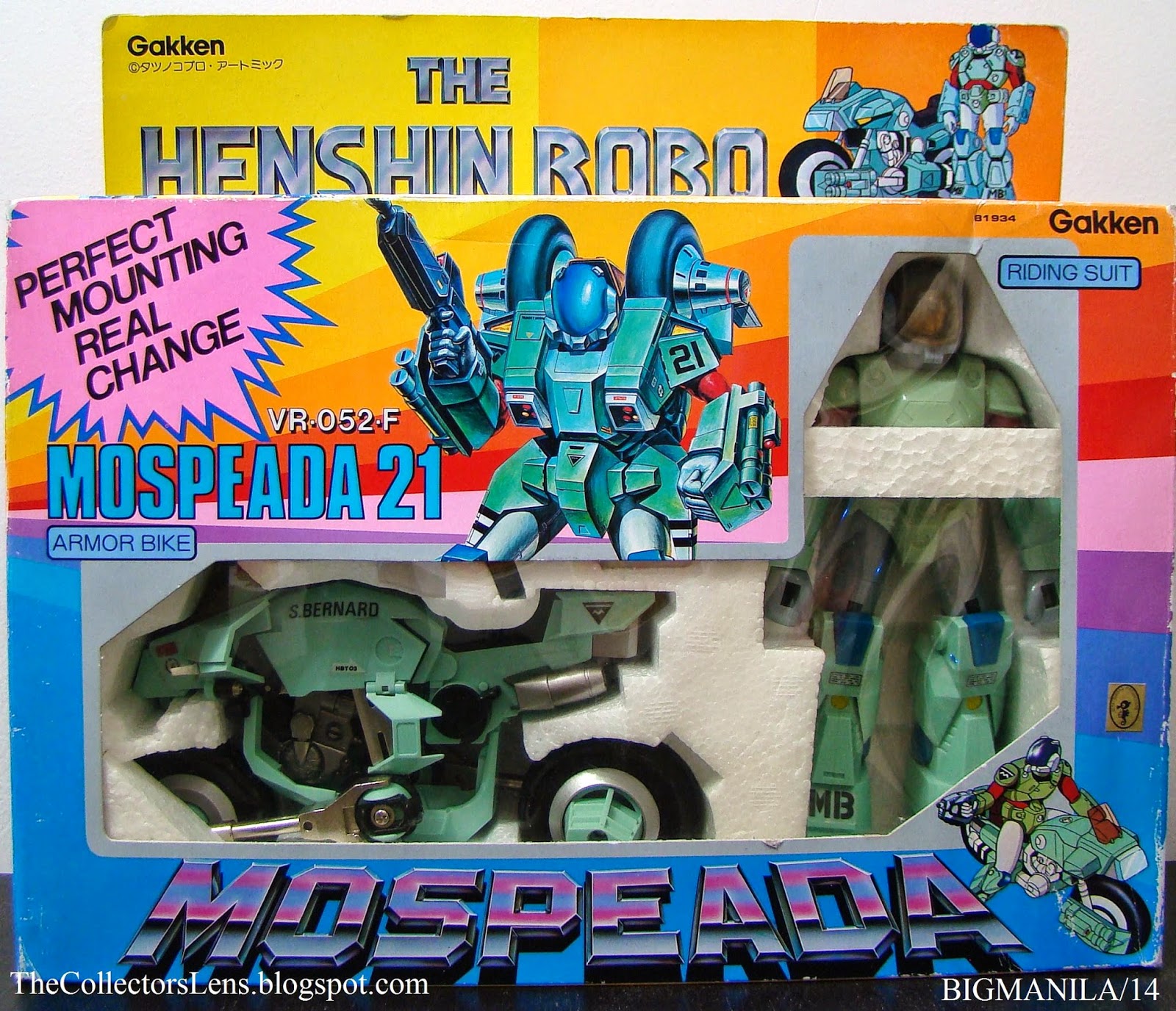 TT) Mospeada 21 VR-052-F Cyclone Henshin Robo Gakken (Macross/Robotech)