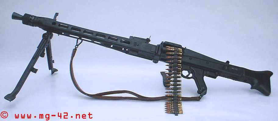 MG-42, SENJATA MESIN ANDALAN NAZI JERMAN.