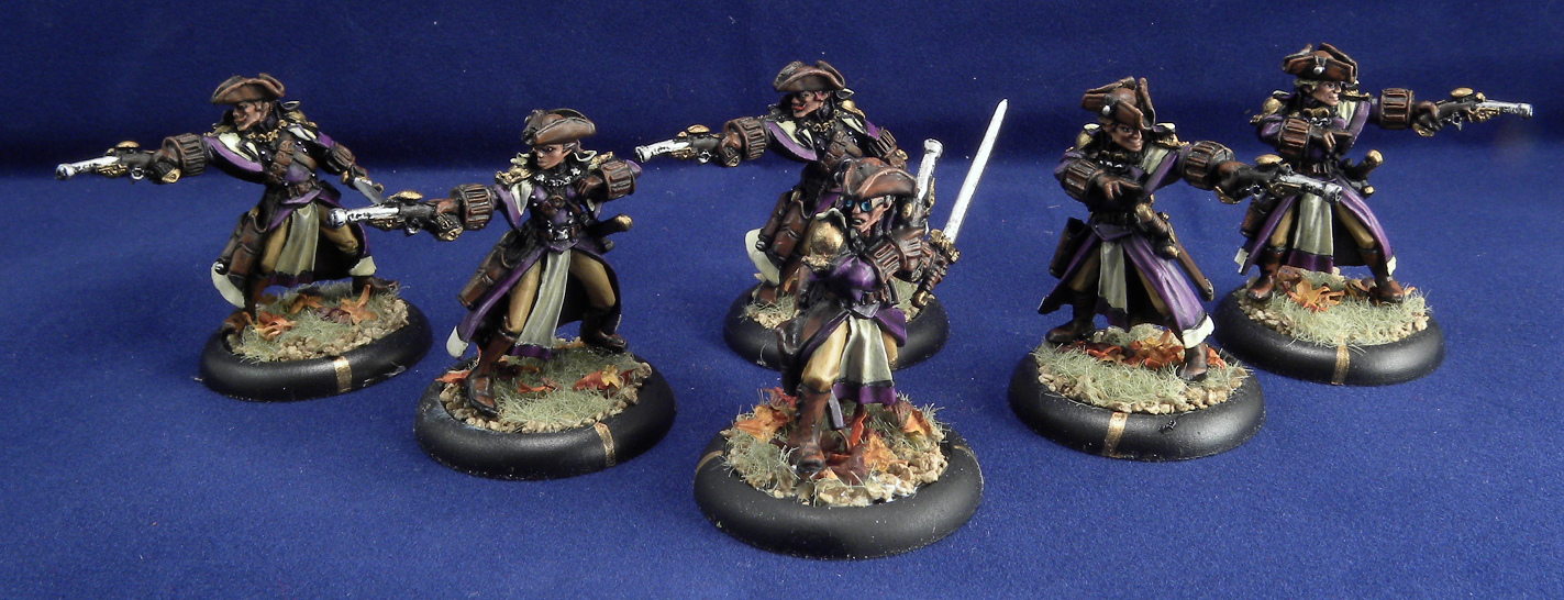 Danger Mouse's Paint Blog: Arcane Tempest Gun Mages x 2