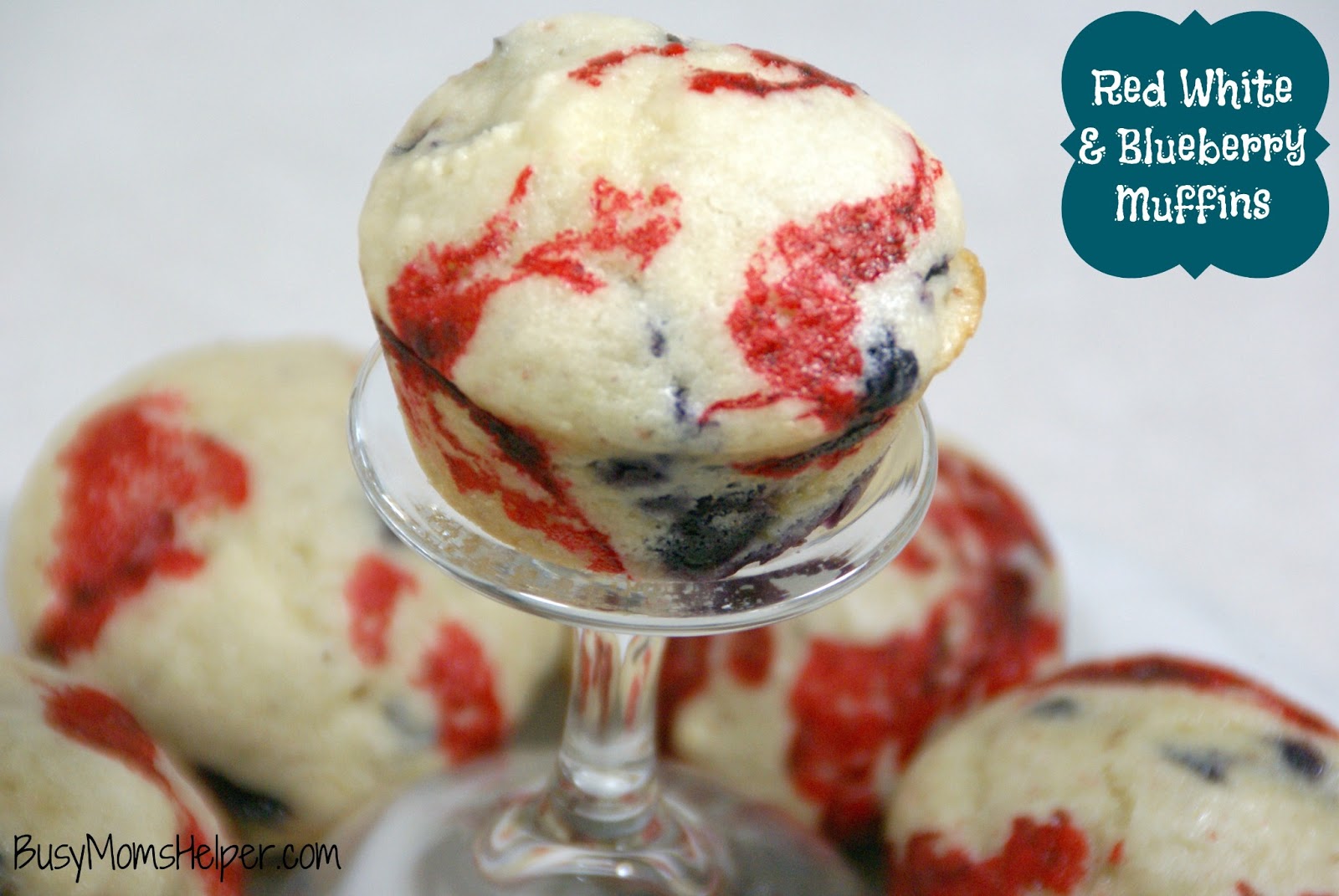 Red, White and Blueberry Muffins