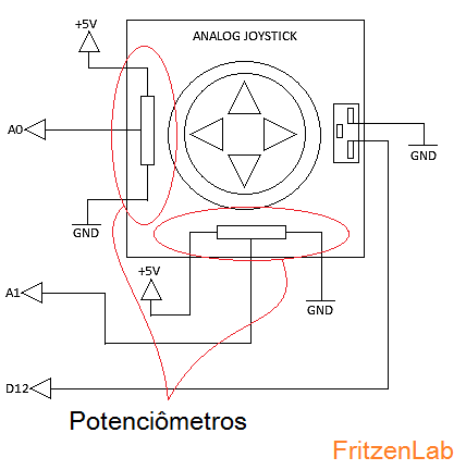 FritzenLab: Joystick analogico com Arduino
