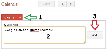 CesarsTechInsights: How to easily embed a Google Calendar to your Drive hosted HTML using iframes