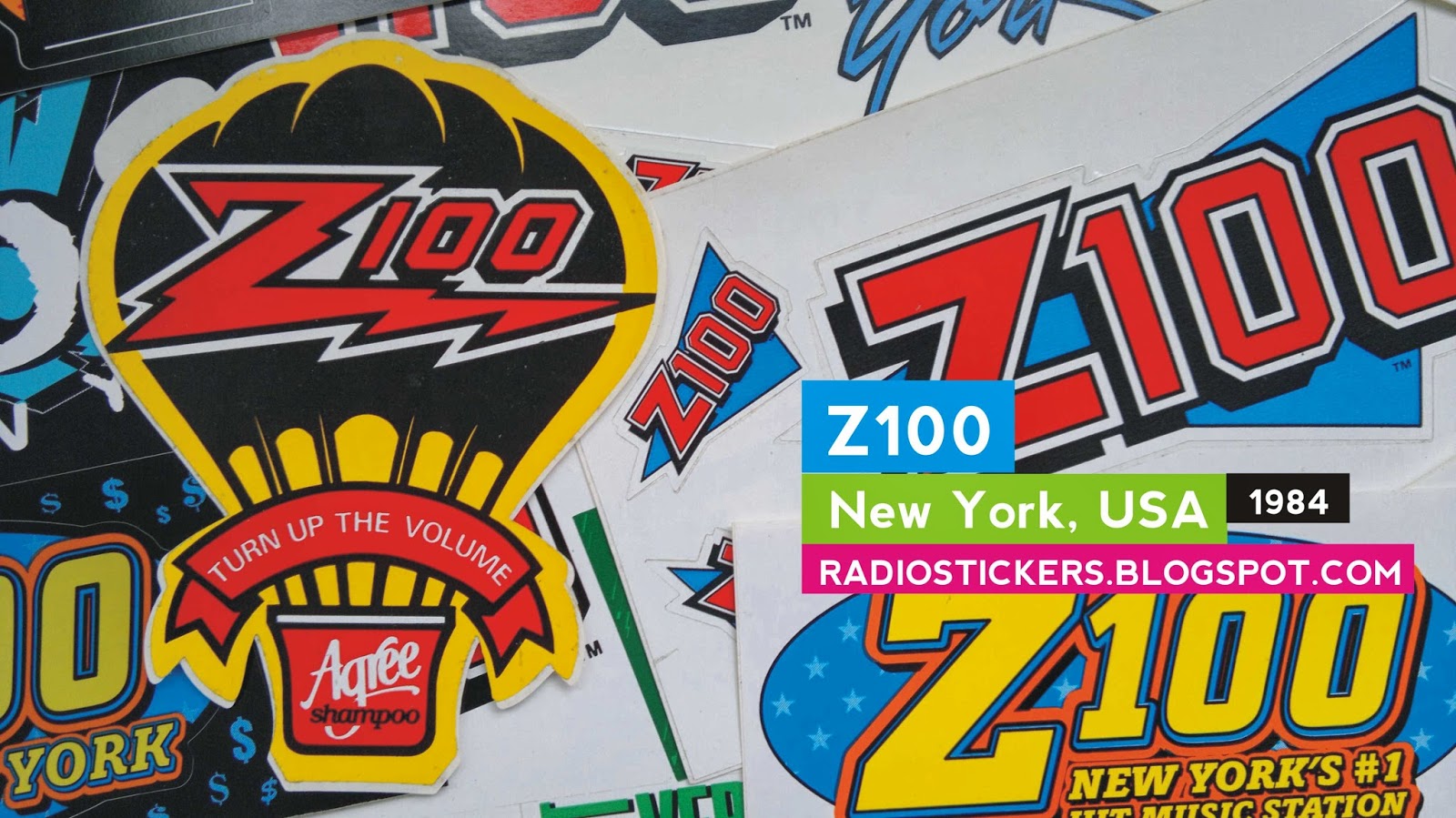 RADIO station stickers... and more!: Z100, New York (1983-2013)