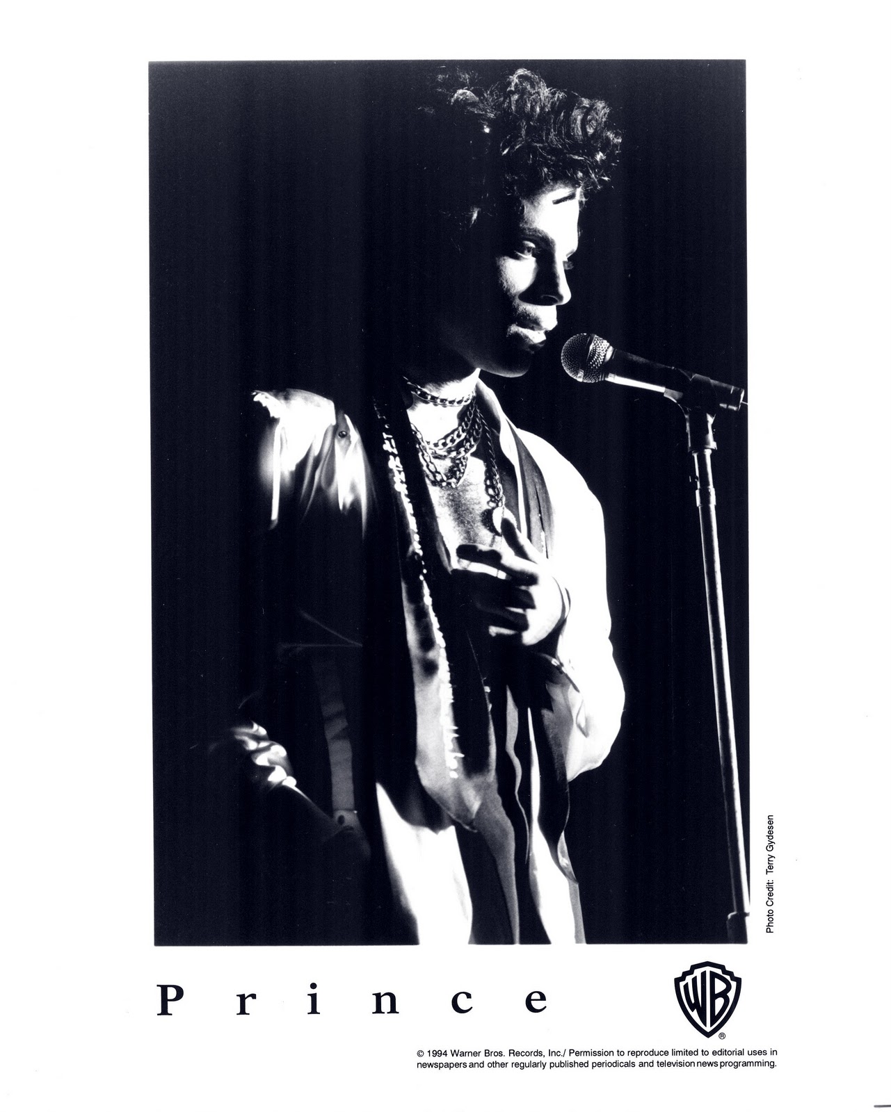 Prince Warner Brothers/Paisley Park Press Photos (Graffiti Bridge - Come)