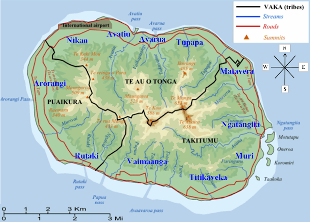 MAPS OF COOK ISLANDS - NEW ZEALAND