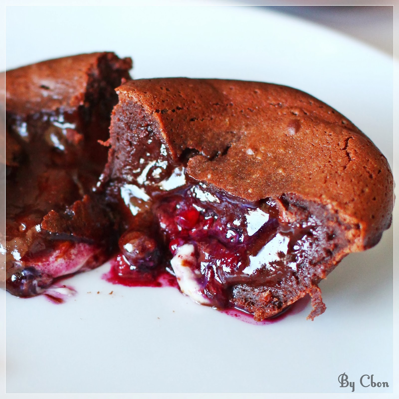 cbon: Coeur fondant chocolat fruits rouges