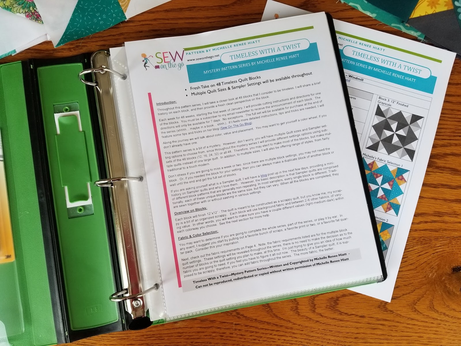 Block 3 - Timeless With a Twist! The Windmill Block