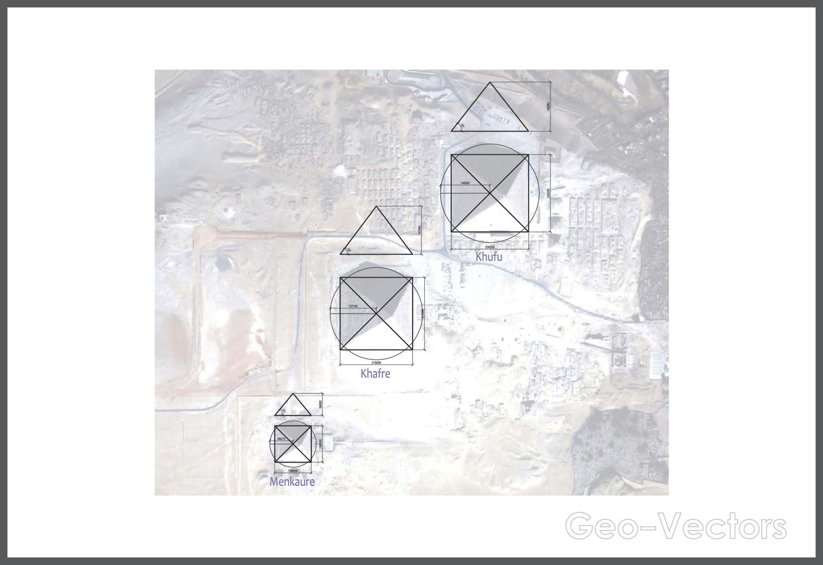 G e o - V e c t o r s: Pyramids of Egypt Sacred Geometry