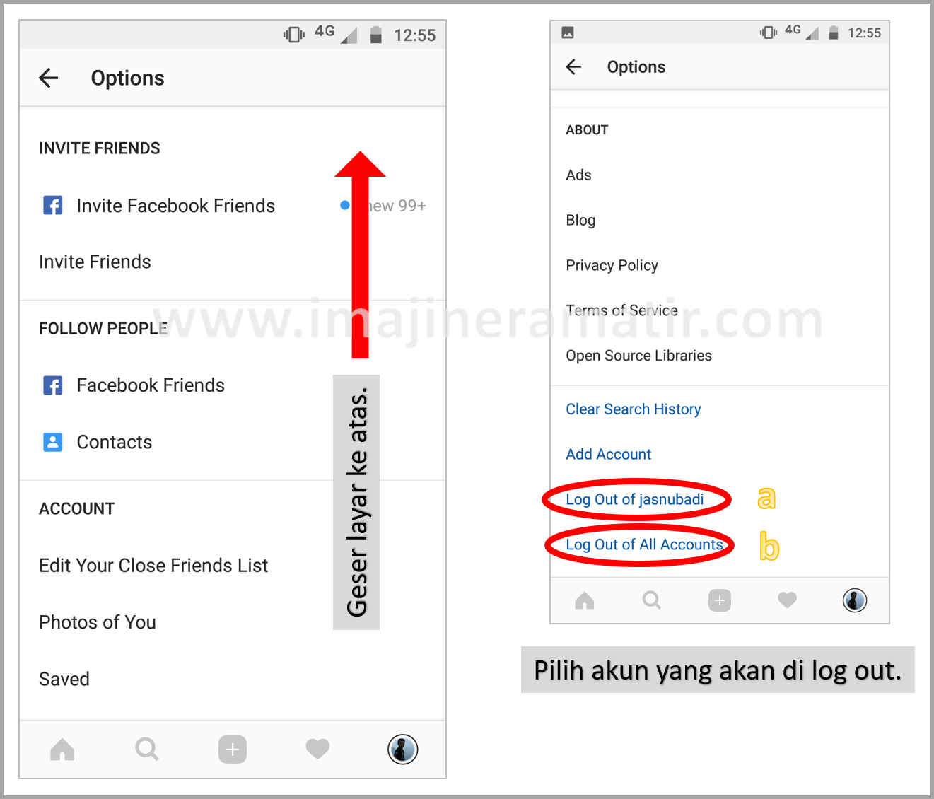 Cara menggunakan 2 Akun Instagram dalam 1 Smartphone Android - IMAJINER ...