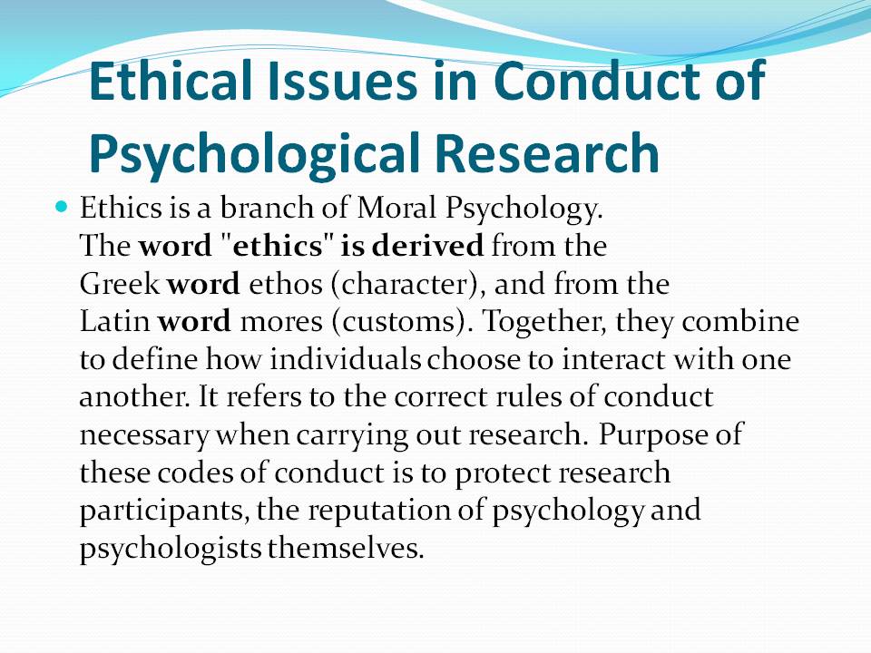 Principles and Ethics of Psychological Test. - Health with Hamdani