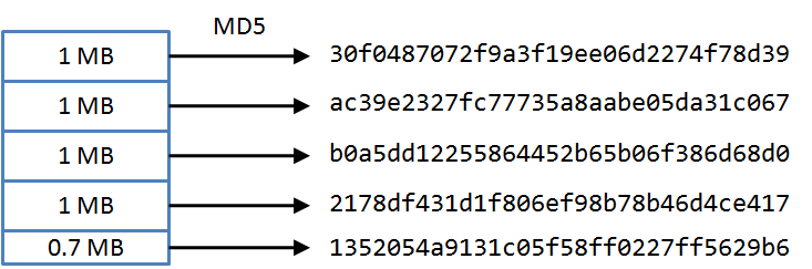 Calculate file's chunk MD5 checksum using Golang