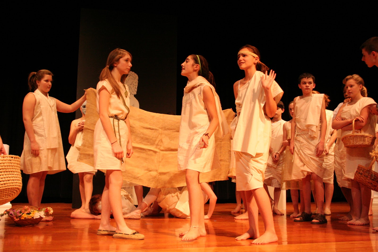 "Circus Olympus" ... Greek Theatre!: Athena & Arachne Production Photos