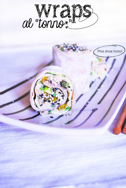 Vegetarians do it dirty: Wraps al "tonno" | Mock tuna wraps