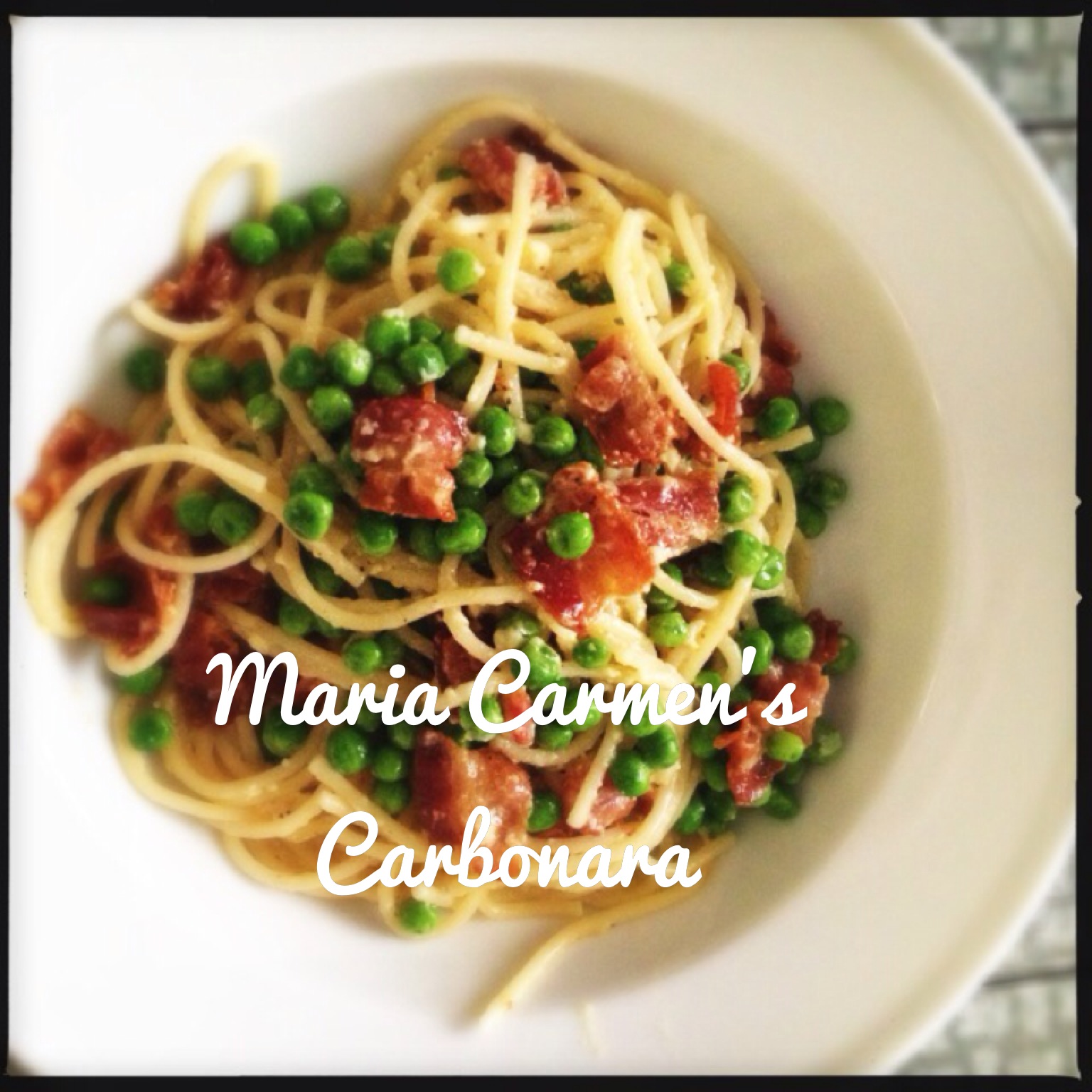 Records & Grammar: Maria Carmen's Carbonara