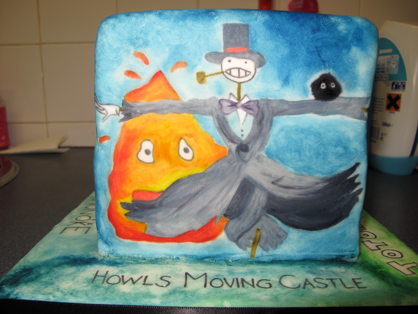 Sue's Cakes: Studio Ghibli Birthday Cake - Tortoro, Ponyo, Howls Moving ...