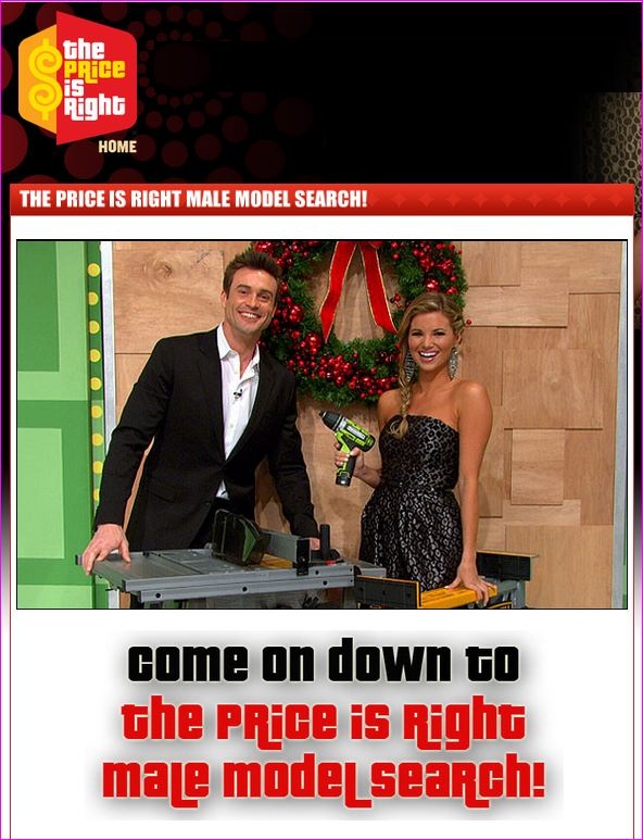 VJBrendan.com: Here's Your Chance - The "Price is Right" Male Model Search