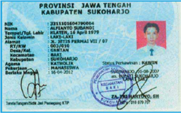 Contoh Dokumen Pribadi