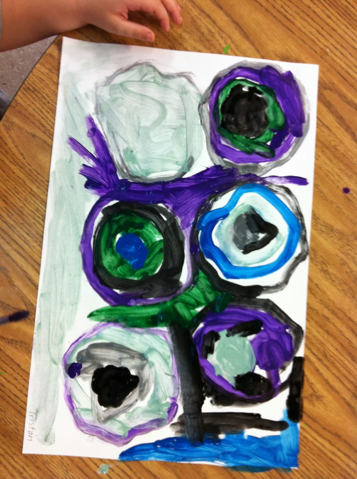 ChumleyScobey Art Room: Kindergarten One Day Painting