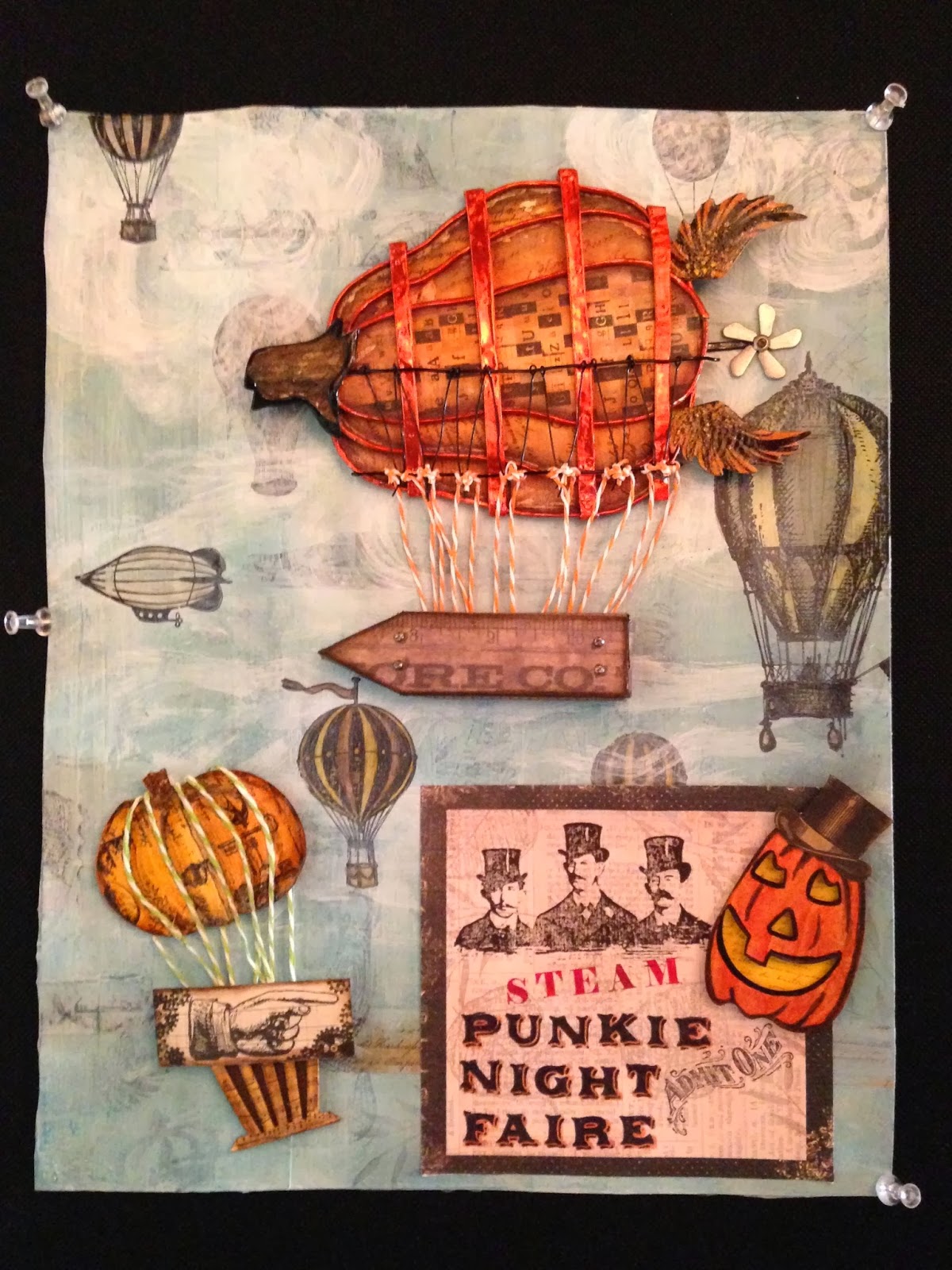 M.E. and My Walk on the Creative Side: Steam-Punkie Night Faire Poster