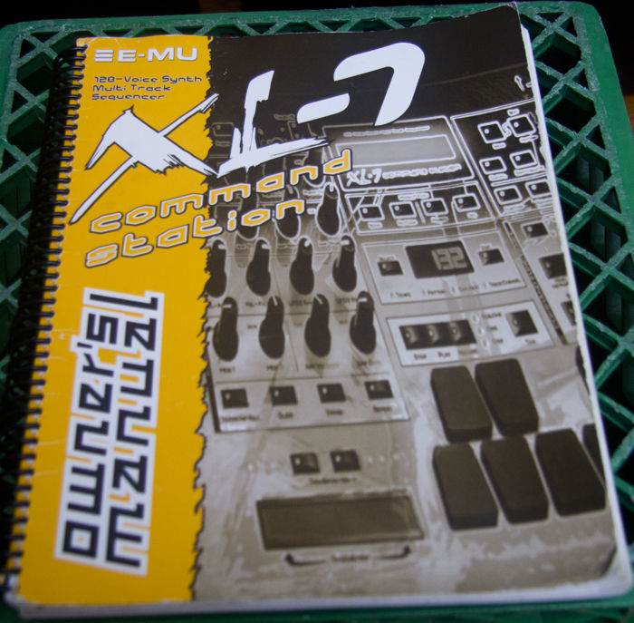 MATRIXSYNTH: Custom Painted Black E-MU Command Station XL-7 SN 070100109