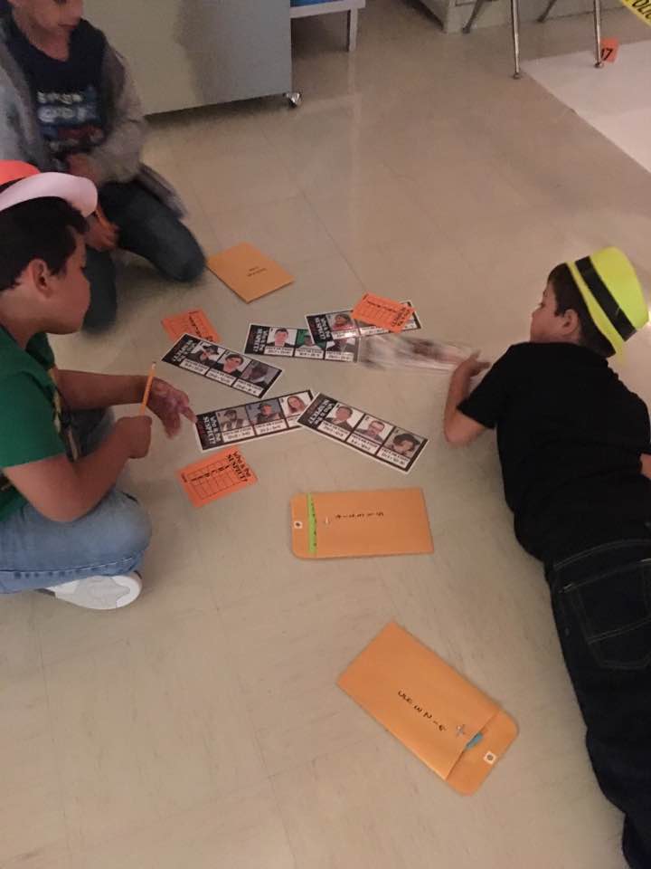 Scissors and Crayons: Crime Scene Math Investigations