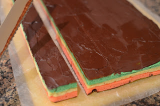 Playing with Flour: Tri-color cookies - the twelve hour project