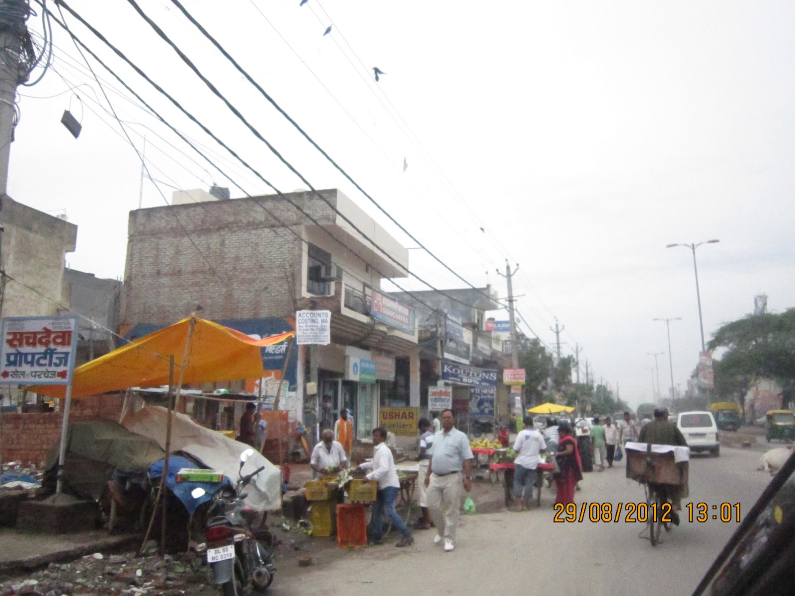 Burari: Delhi: sant nagar, burari august 2012