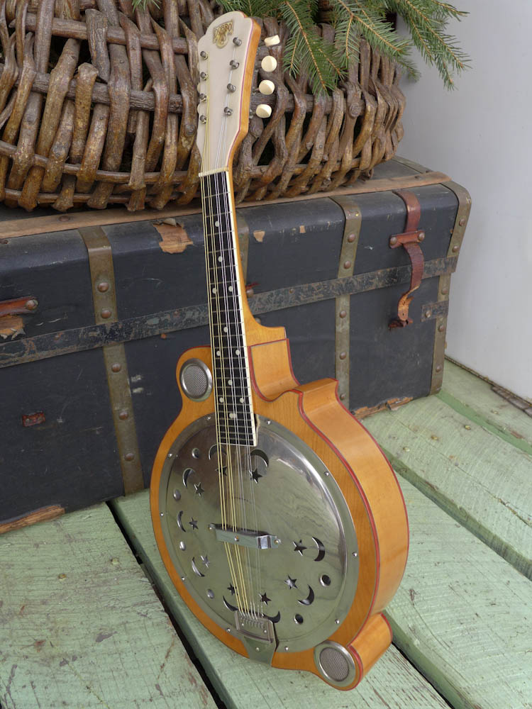 c.1970 Dobro Fancy Resonator Mandolin