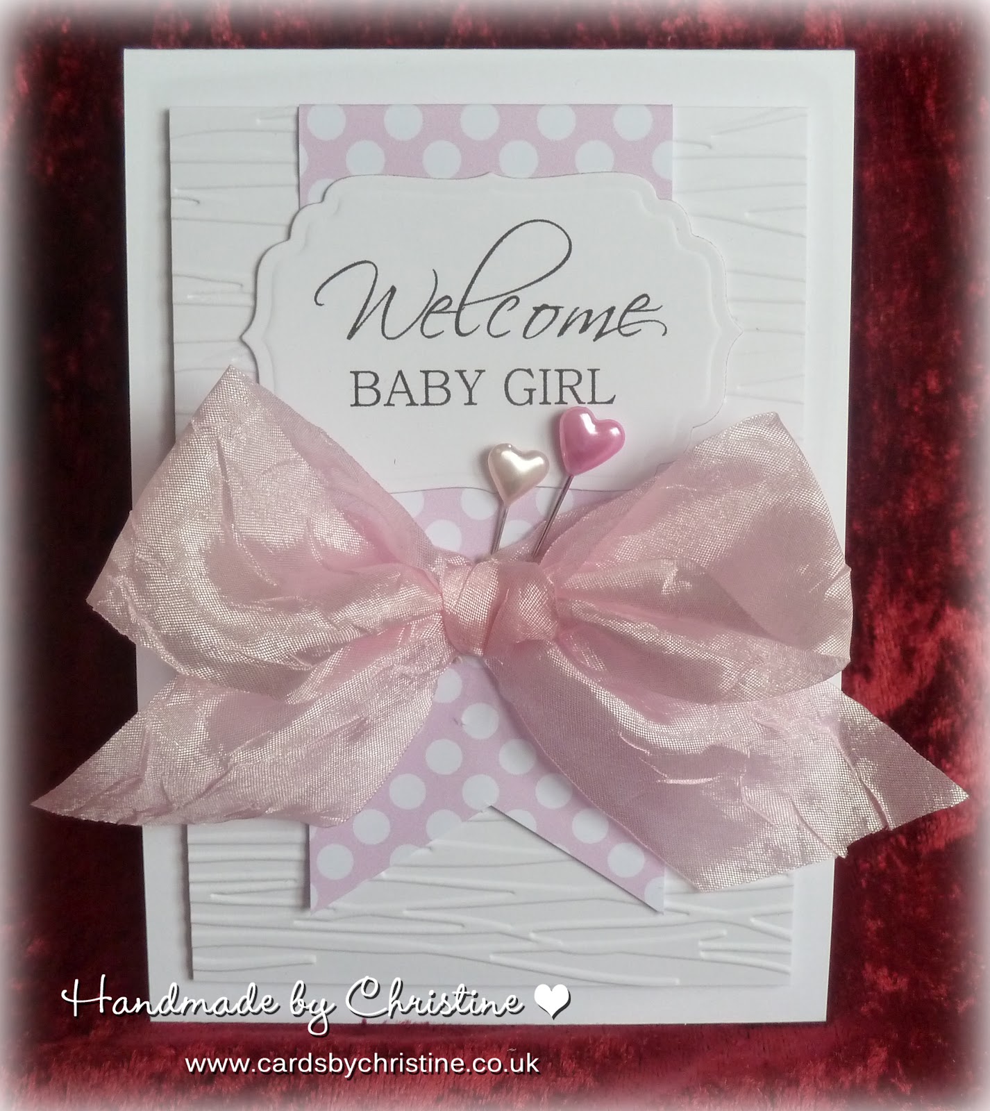 Homemade Welcome Baby Cards