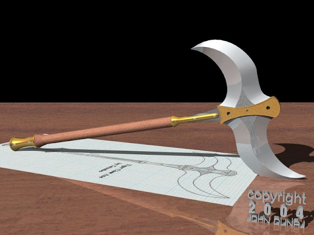 QUOTIDIANO DI VENTURA: Tiger Claw Axe - Armeria di Tetsubo n.36