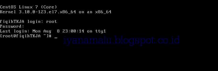 Konfigurasi IP Address di Centos 7 ~ Bacalah Semaunya!!!