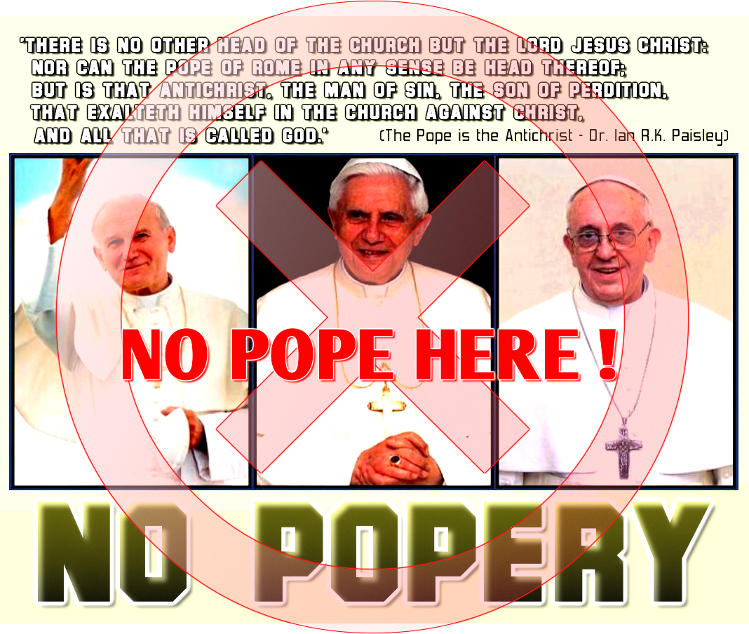 NO POPE HERE! - Reformed Malaya