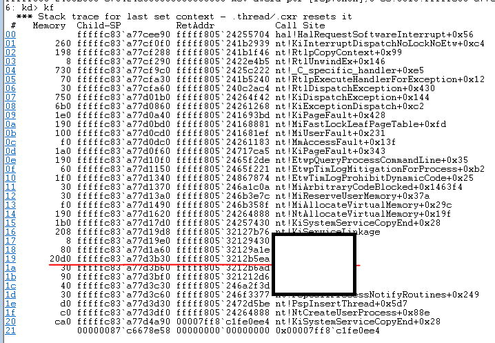 kochun's 블로그: [WINDBG]BUGCHECK 7F(kernel stack overflow)