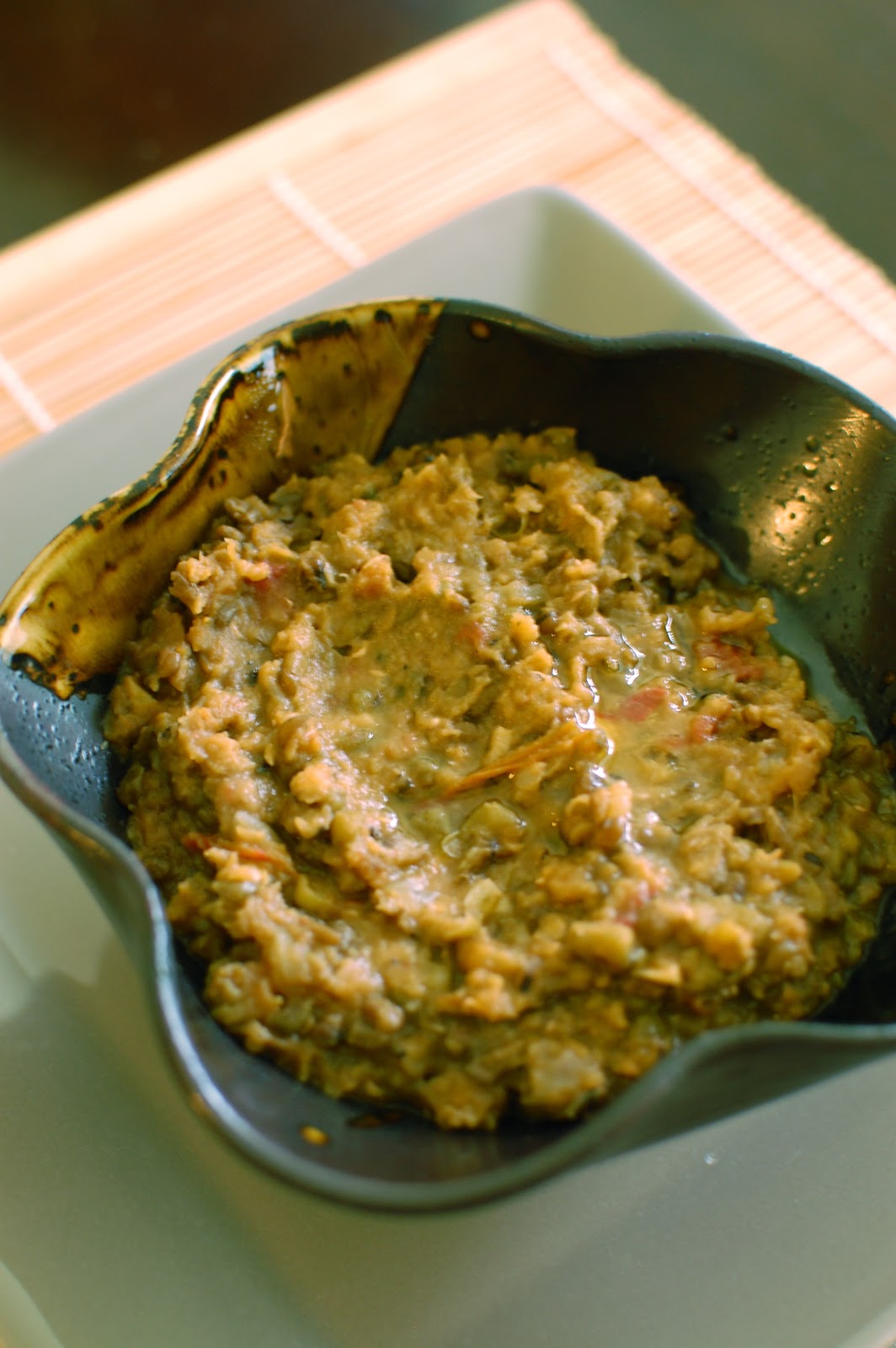 savor everyday: Filipino mung bean stew (vegetarian version)