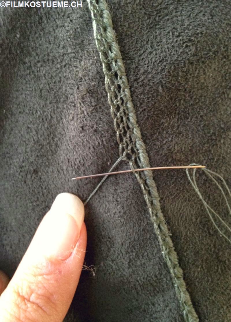 filmkostueme.ch: Tauriel: fishnet stitch trimming / Fischnetz-Stich ...