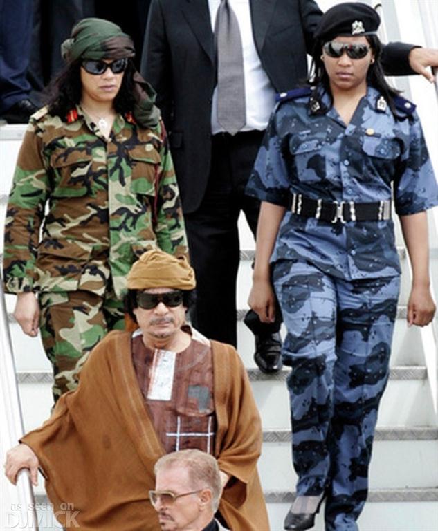 YM Invisible Detector: This is Gaddafi's Female Bodyguard Team