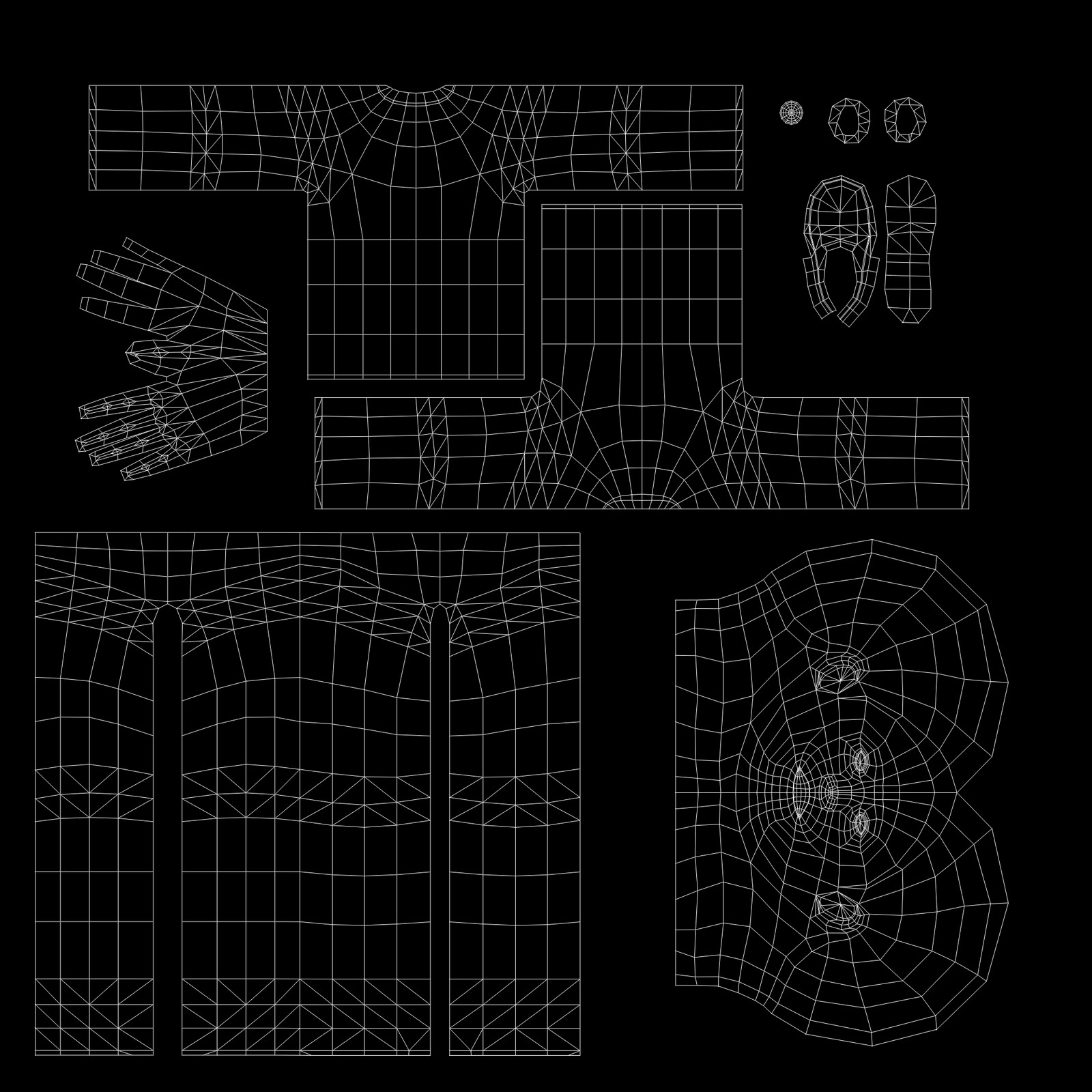 Shahbir's Artwork and Other Things: Maya Tutorial: Game Legs, UV Map ...