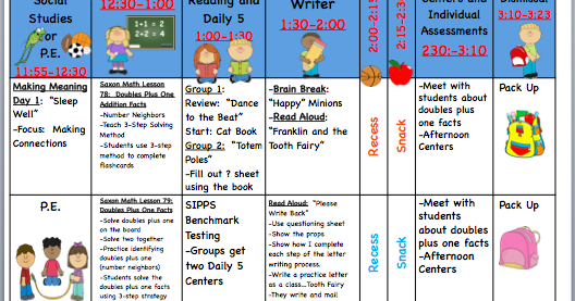 Firsty for Knowledge : Visual Lesson Plans Freebie!